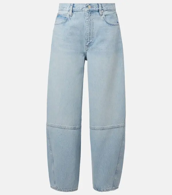 FRAME Twisted Wide-leg Jeans