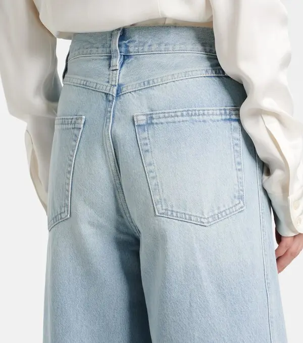 FRAME Twisted Wide-leg Jeans
