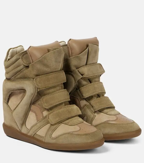 Isabel Marant Étoile Bekett Wedge Sneakers - Green