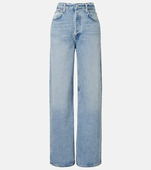 AGOLDE Low Slung Baggy Wide-leg Jeans - Blue
