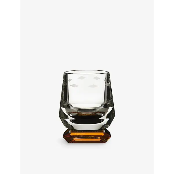 REFLECTIONS COPENHAGEN Whimsy Crystal-glass Whisky Glass - Amber Clear