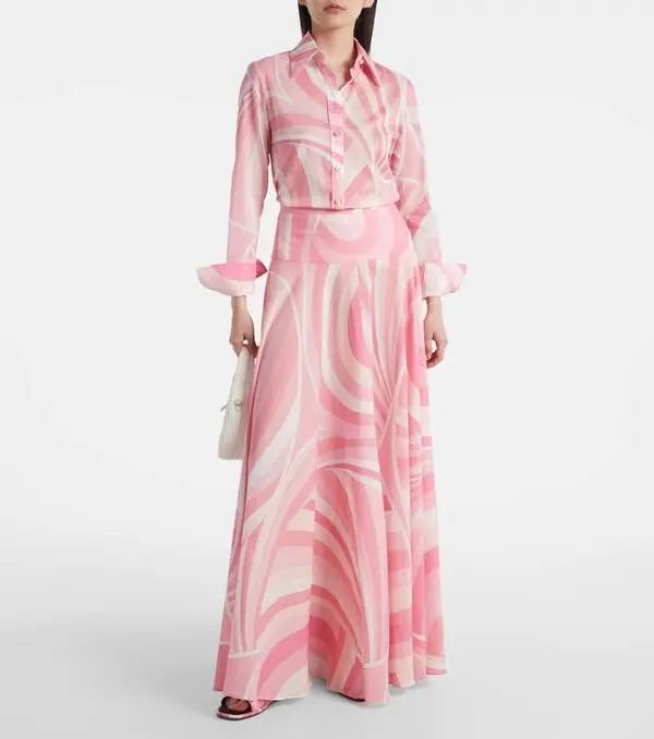Emilio Pucci Iride Cotton Shirt - Multicoloured
