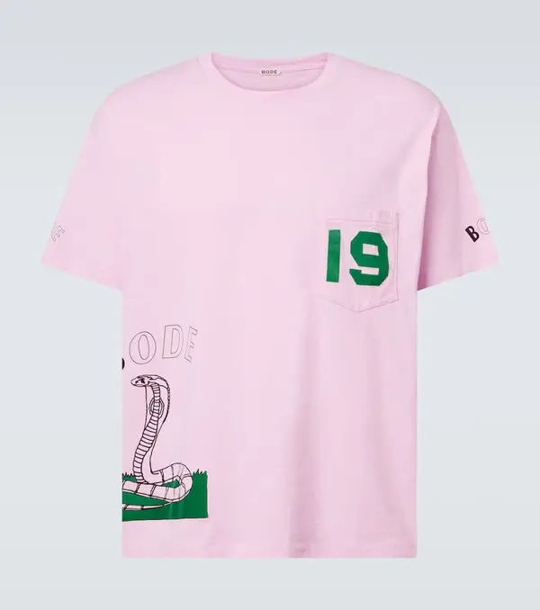 BODE Cobra Printed Cotton Jersey T-shirt