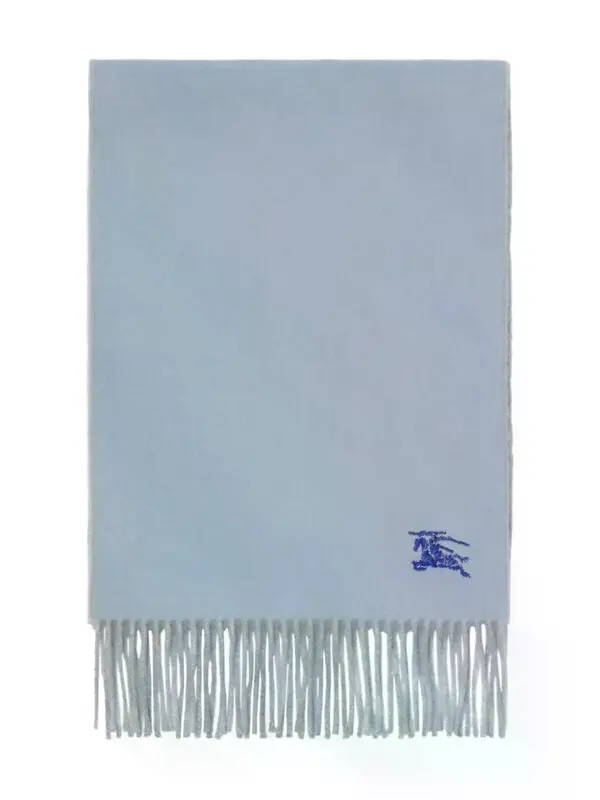 Burberry Reversible Cashmere Scarf - Blue