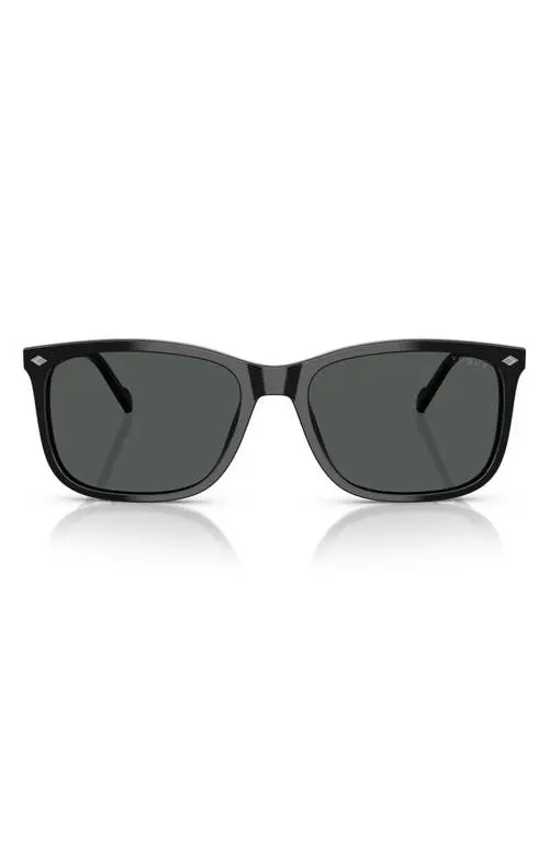 VOGUE 57mm Pillow Sunglasses - Black