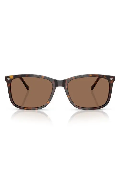 VOGUE 57mm Pillow Sunglasses - Dark Havana