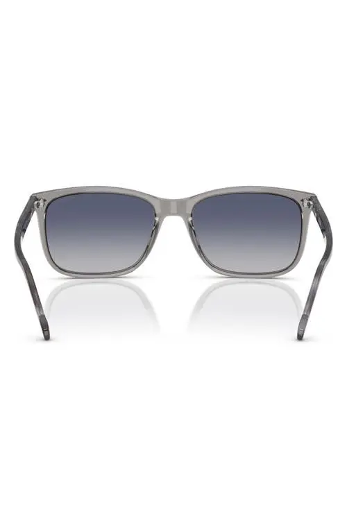 VOGUE 57mm Pillow Sunglasses - Transparent Grey