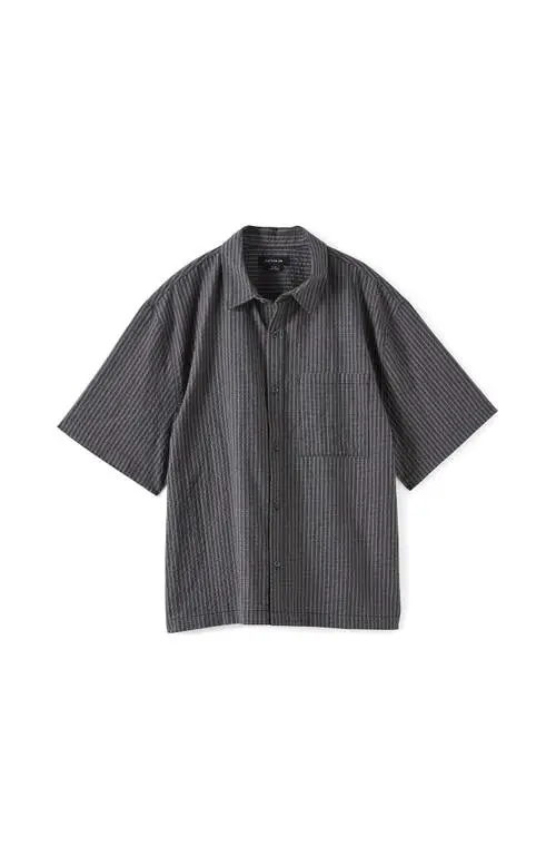 COTTON ON Darcy Short Sleeve Shirt - Black Mini Check
