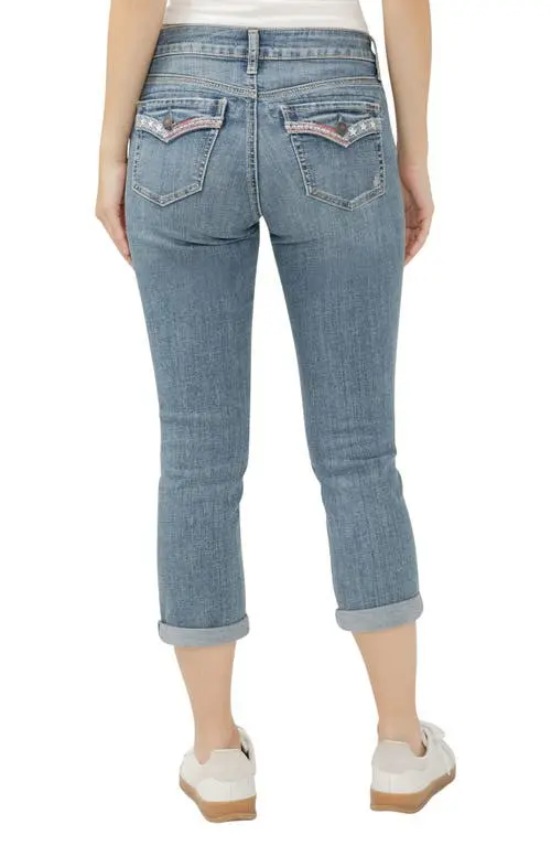 SILVER JEANS CO. Elyse Capri Jeans
