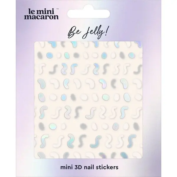 LE MINI MACARON Be Jelly 3d Mini Nail Stickers - None