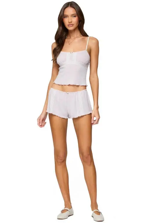 EDIKTED Sephi Pointelle Shorts