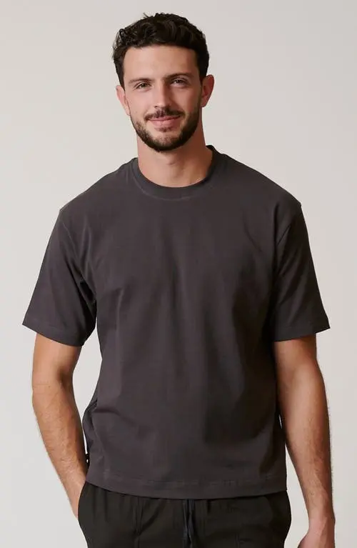 LEISURE LAB Coastal Tee - Charcoal