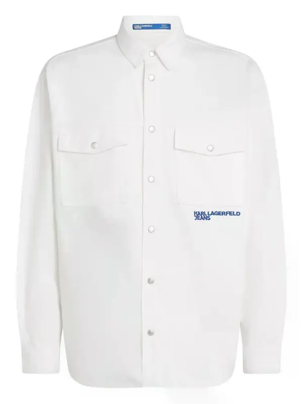 Karl Lagerfeld Klj Out Of Blue Shirt
