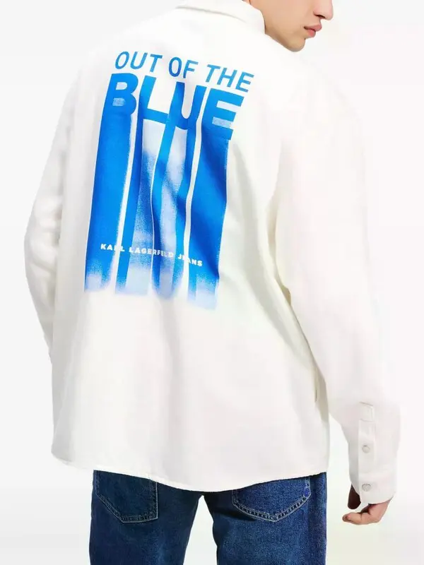 Karl Lagerfeld Klj Out Of Blue Shirt