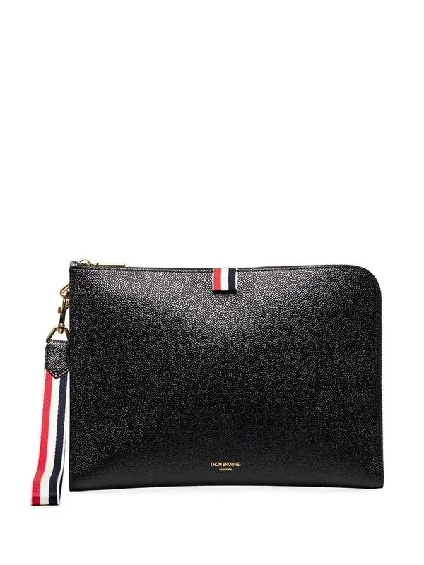 Thom Browne Leather Bag - Black
