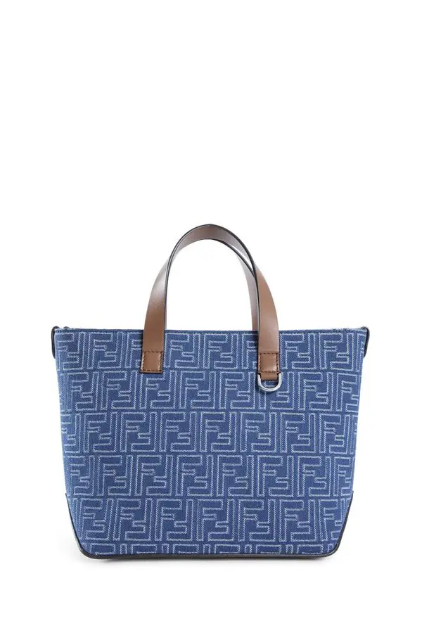 Fendi Canvas Shopper Bag - Blue