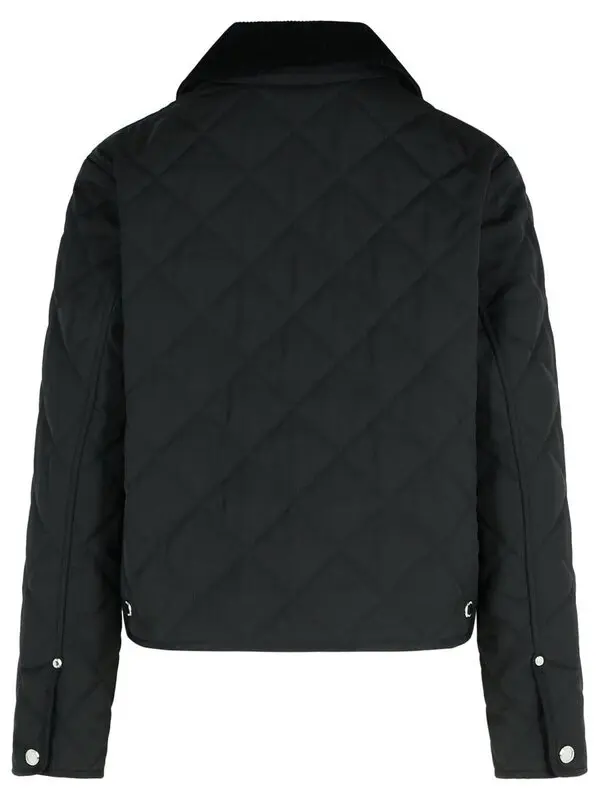 Burberry Landford Polyester Down Jacket In Black - 29% Off