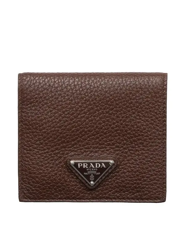 Prada Leather Wallet - Brown