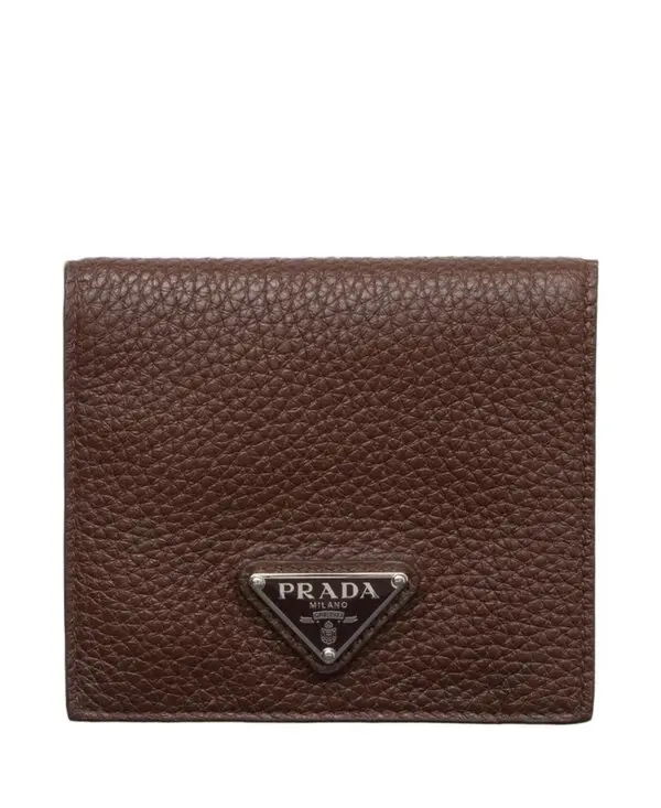 Prada Leather Wallet - Brown