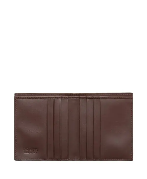 Prada Leather Wallet - Brown