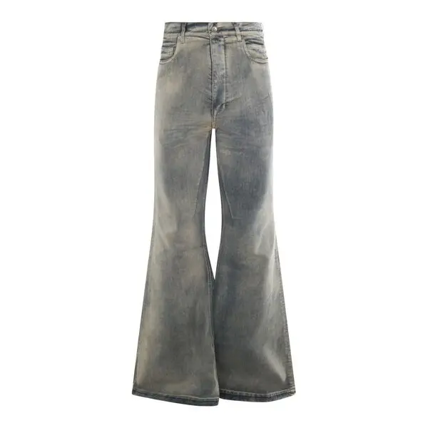 Rick Owens Wide-leg Jeans - Mineral Pearl
