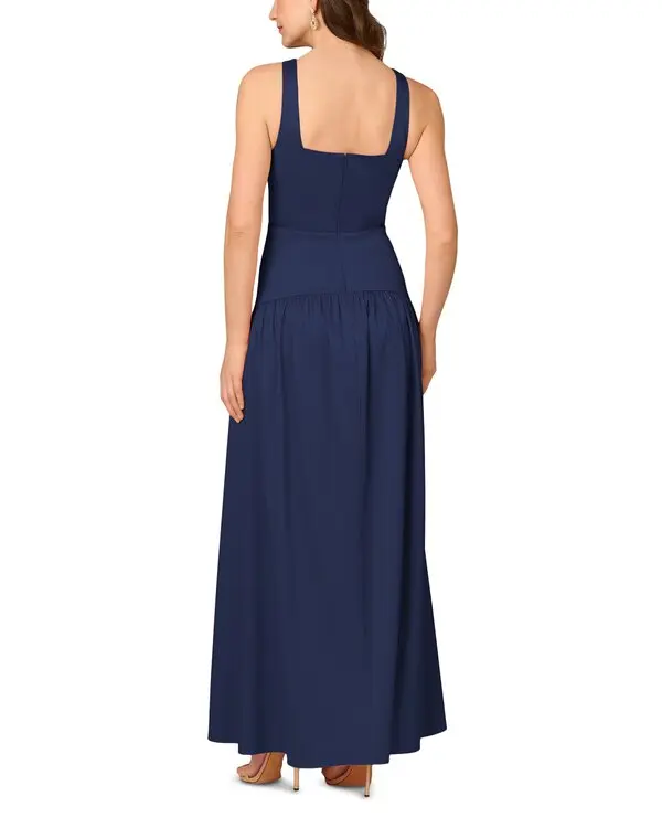 Aidan Mattox Mikado Maxi Dress