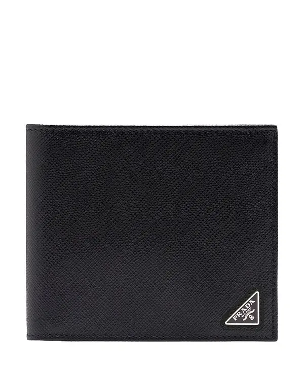 Prada Saffiano Leather Wallet - Black