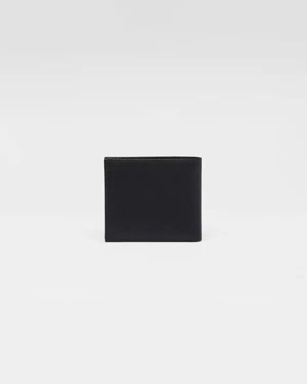 Prada Saffiano Leather Wallet - Black