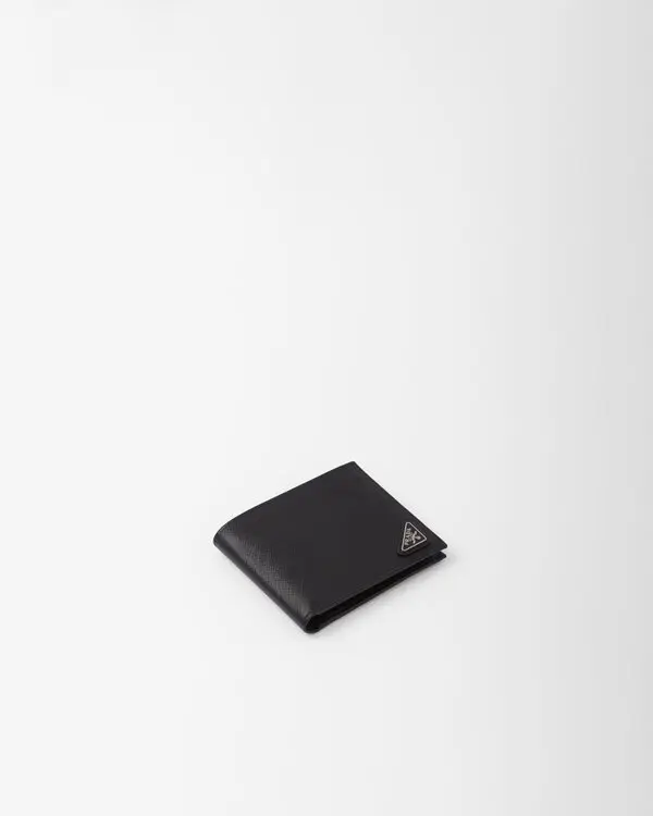 Prada Saffiano Leather Wallet - Black