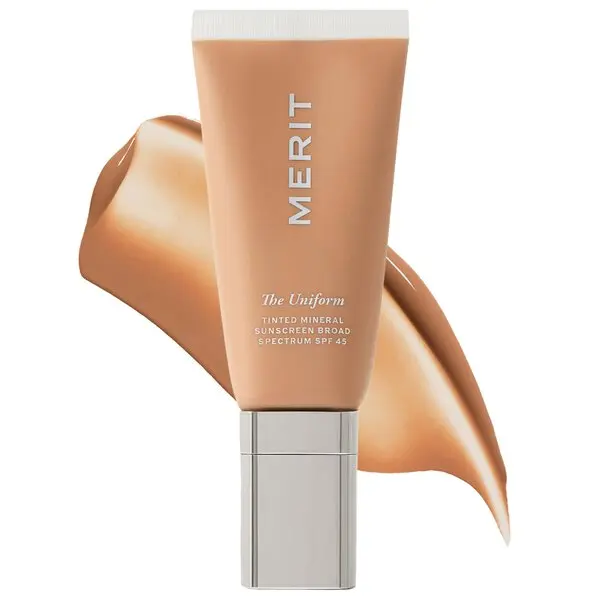 MERIT The Uniform Tinted Mineral Sunscreen Broad Spectrum Spf 45 - 15