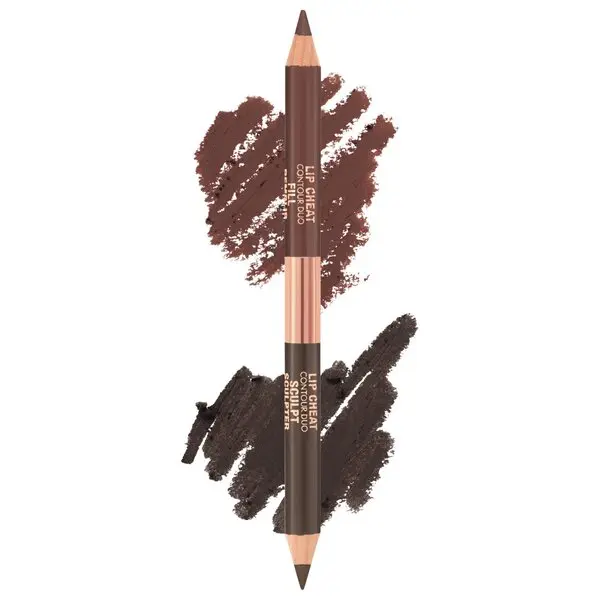 Charlotte Tilbury Duo De Ligneurs Pour Les Lèvres Lip Cheat Super Nudes - Foncé