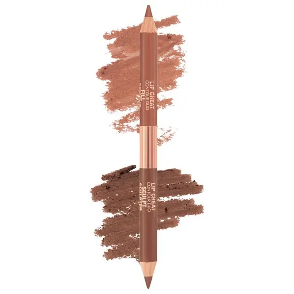 Charlotte Tilbury Super Nudes Lip Cheat Contour Duo Lip Liner - Tan