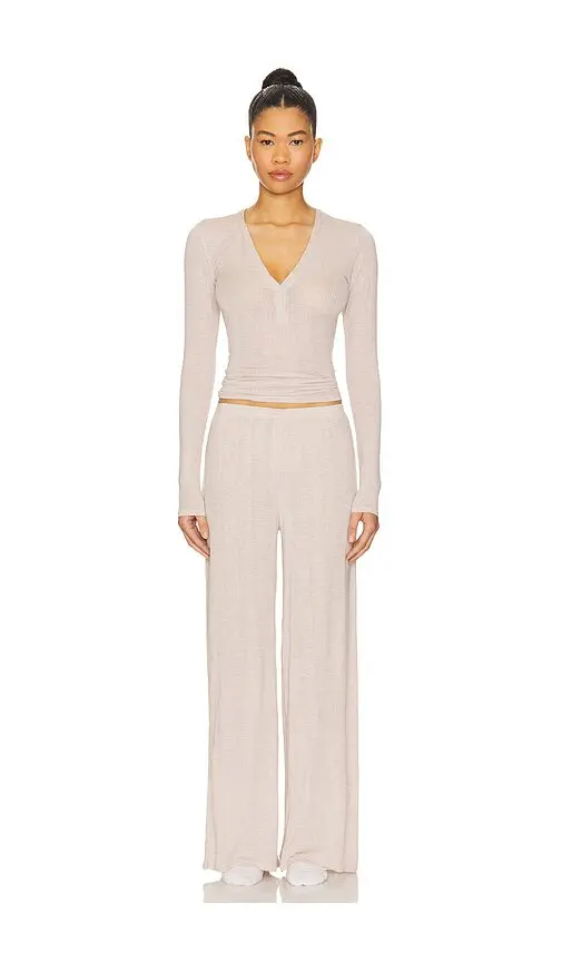 NEGATIVE UNDERWEAR Whipped Henley - Sand