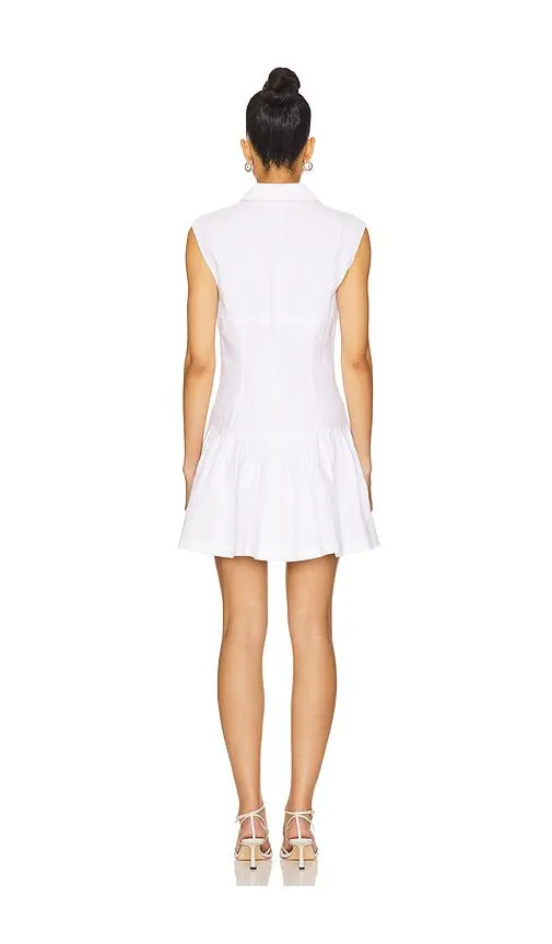 knee length dresses for ladies Sara Linen Midi Dress main image 1