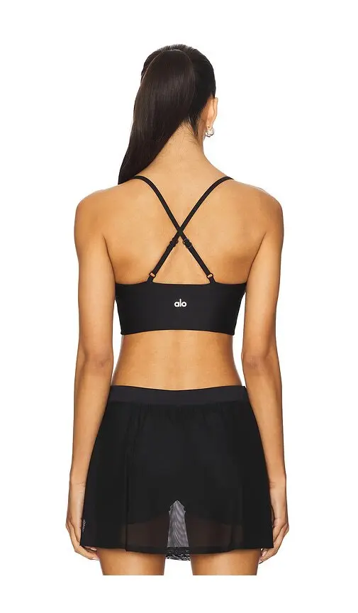 Alo Yoga Airlift Divine Sports Bra - Black | Editorialist
