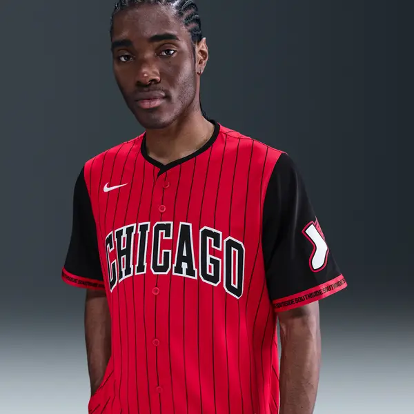 Nike Chicago White Sox City Connect Dri-fit Adv Mlb Limited Jersey - Red