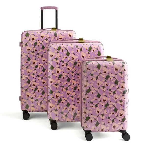 VERA BRADLEY Nested 3-piece Luggage Set - Purple