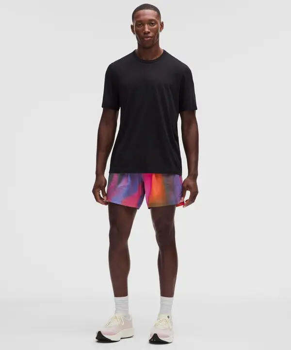 Lululemon Mile Maker Ripstop Lined Short 6 - Speed Glow Multi