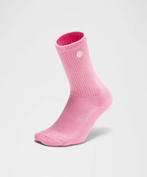 Lululemon Daily Essential Crew Socks - Candy Cloud