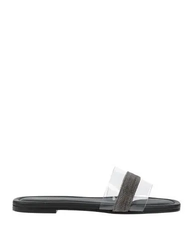 Fabiana Filippi Pvc Slide Sandals With Embellished Detail