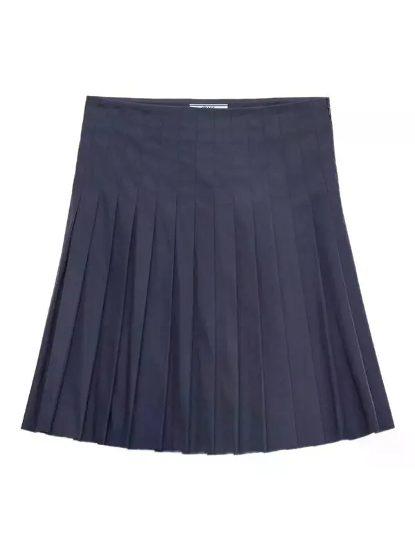 Prada Pleated Mini Skirt