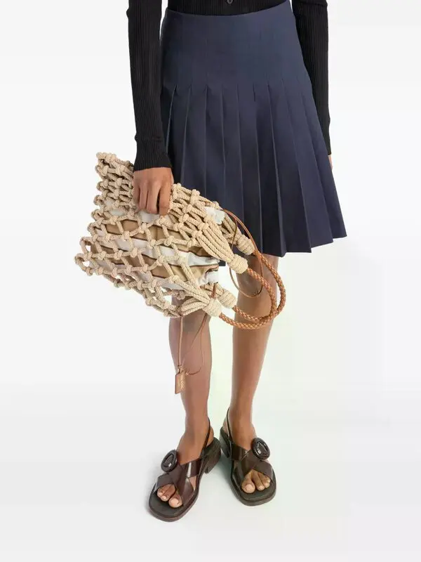 Prada Pleated Mini Skirt