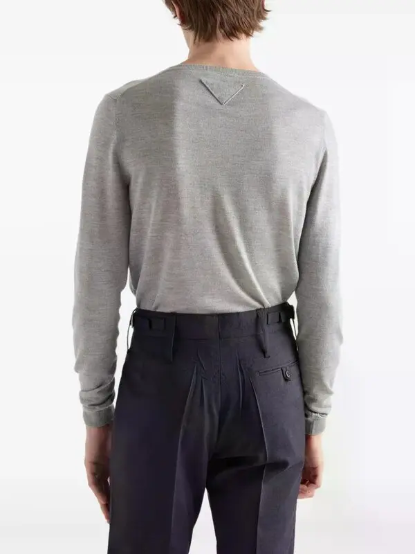 Prada Crew-neck Cashmere Sweatshirt