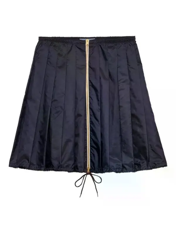 Prada Re-nylon Pleated Mini Skirt