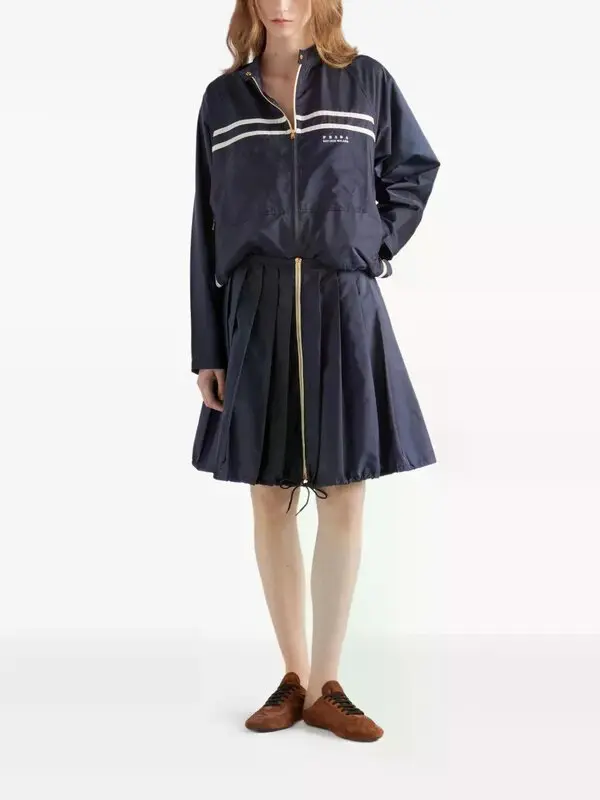 Prada Re-nylon Pleated Mini Skirt