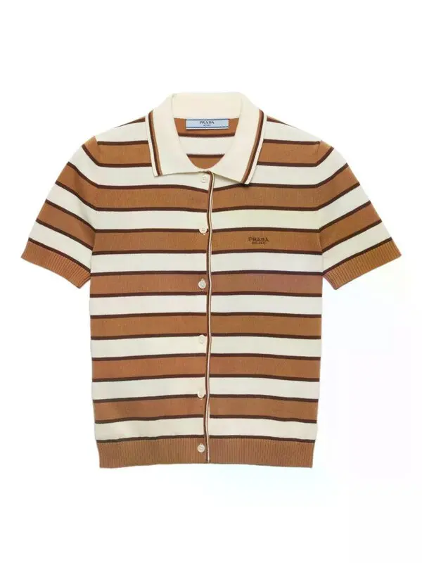 Prada Knitted Polo Top