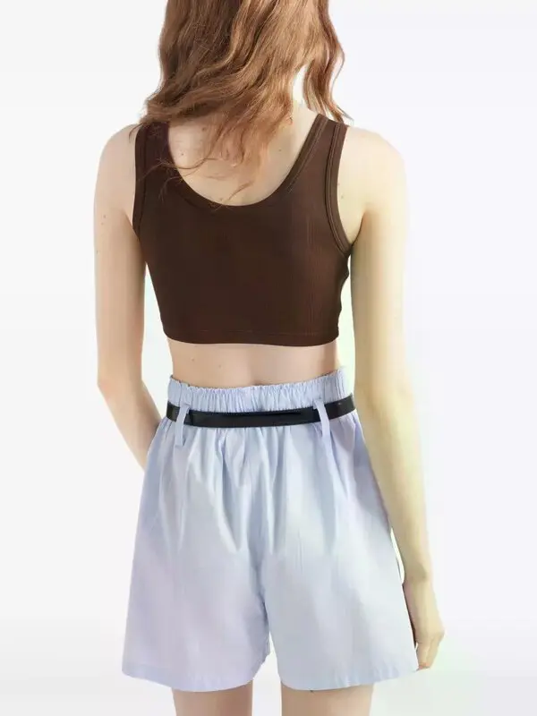 Prada Ribbed-knit Tank Top