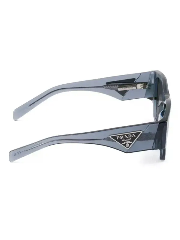 Prada Triangle Logo Square Frame Sunglasses
