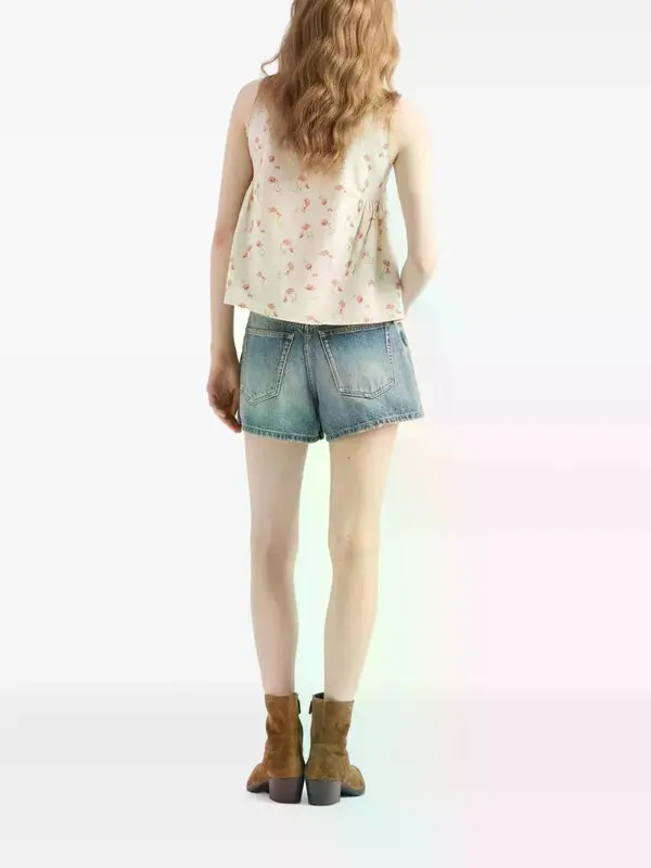 Prada Cotton Denim Shorts