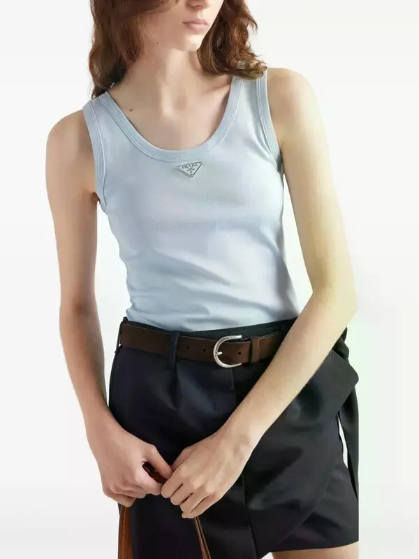 Prada Jersey Top - Blue